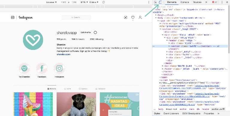 How To Post On Instagram From a PC or Mac (2021 Update) – Sharelov Blog